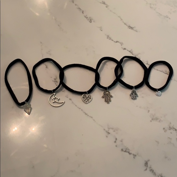 Jewelry | Set Of 6 Stretchy Chokers | Poshmark